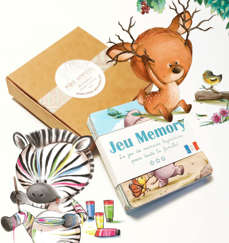 Jeu de cartes Memory - Mine Azimutée